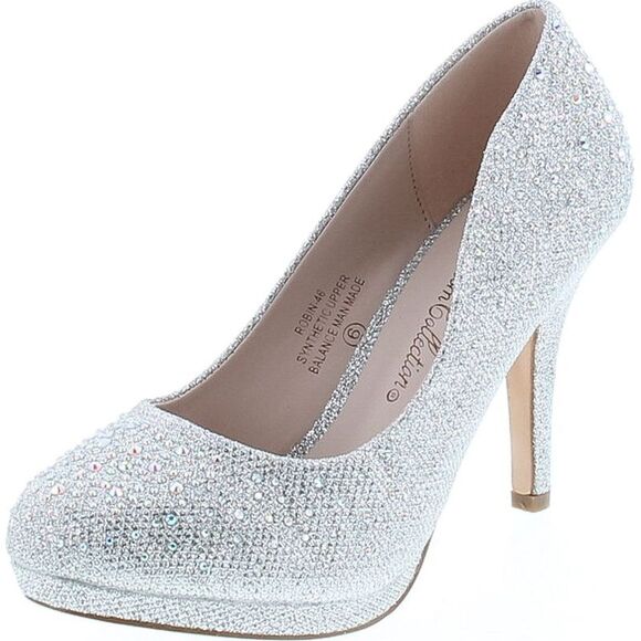 De Blossom | Shoes | De Blossom Robin46 Silver Sparkle Womens ...